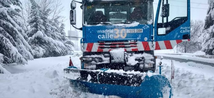Temporal de Filomena en Madrid | Emesa M-30